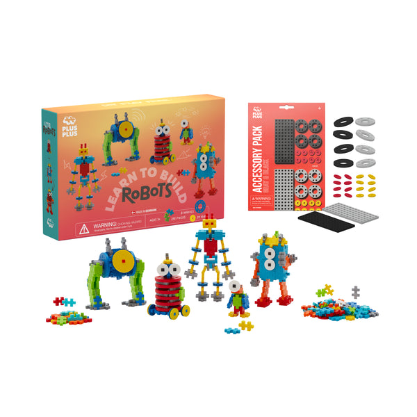 Learn to Build Robots Accessory Bundle - Plus-Plus USA