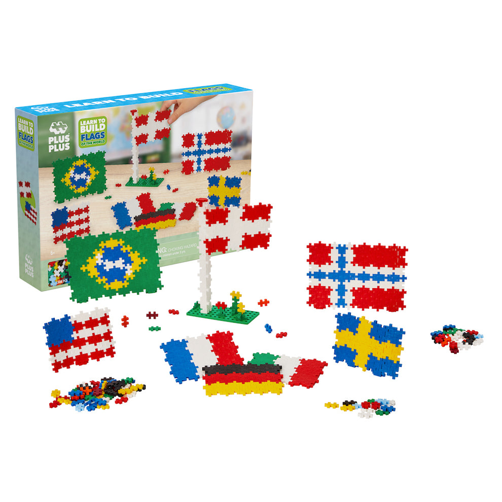 Learn to Build - Flags of the World – Plus-Plus USA