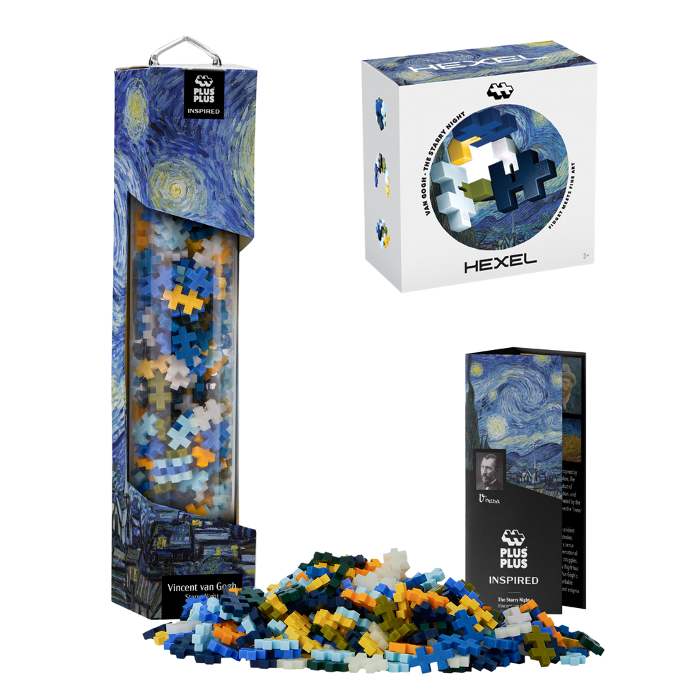 Inspired - Van Gogh - The Starry Night - Collector’s Bundle – Plus-Plus USA