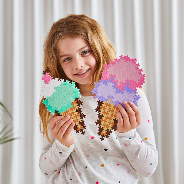 Puzzle By Number®- 250 pc Ice Cream Cones – Plus-Plus USA