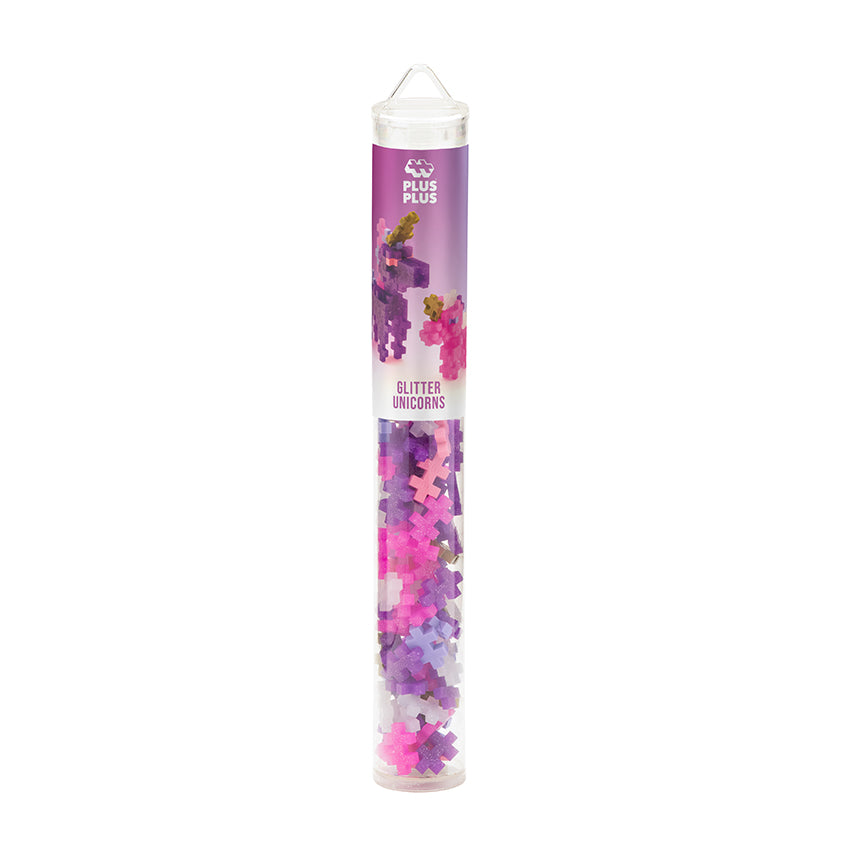 Tube - 100pc - Glitter Unicorns – Plus-Plus USA